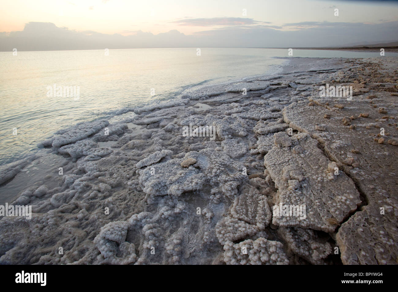 Photograph of the landscape of the Dead Sea Stock Photo - Alamy