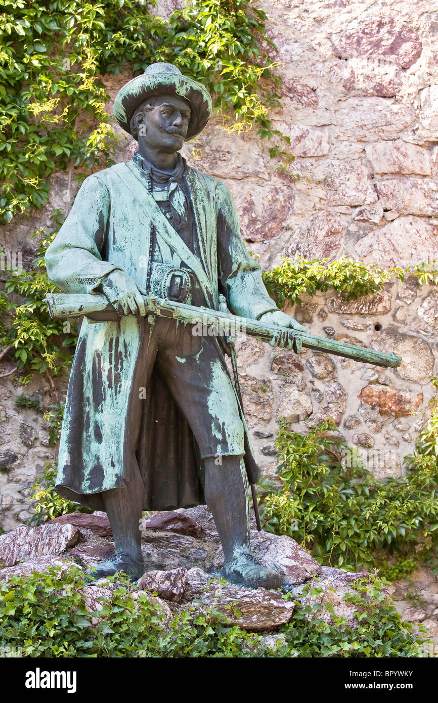 Austria Kitzbuhel The Freedom Fighter memorial Stock Photo - Alamy