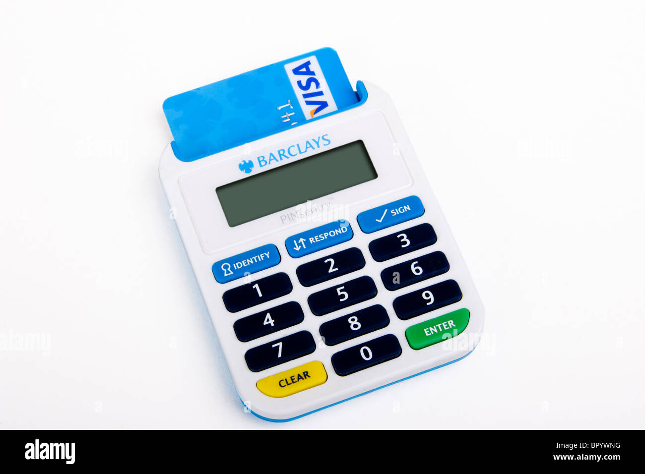 Banking Chip Authentication password reader Stock Photo - Alamy
