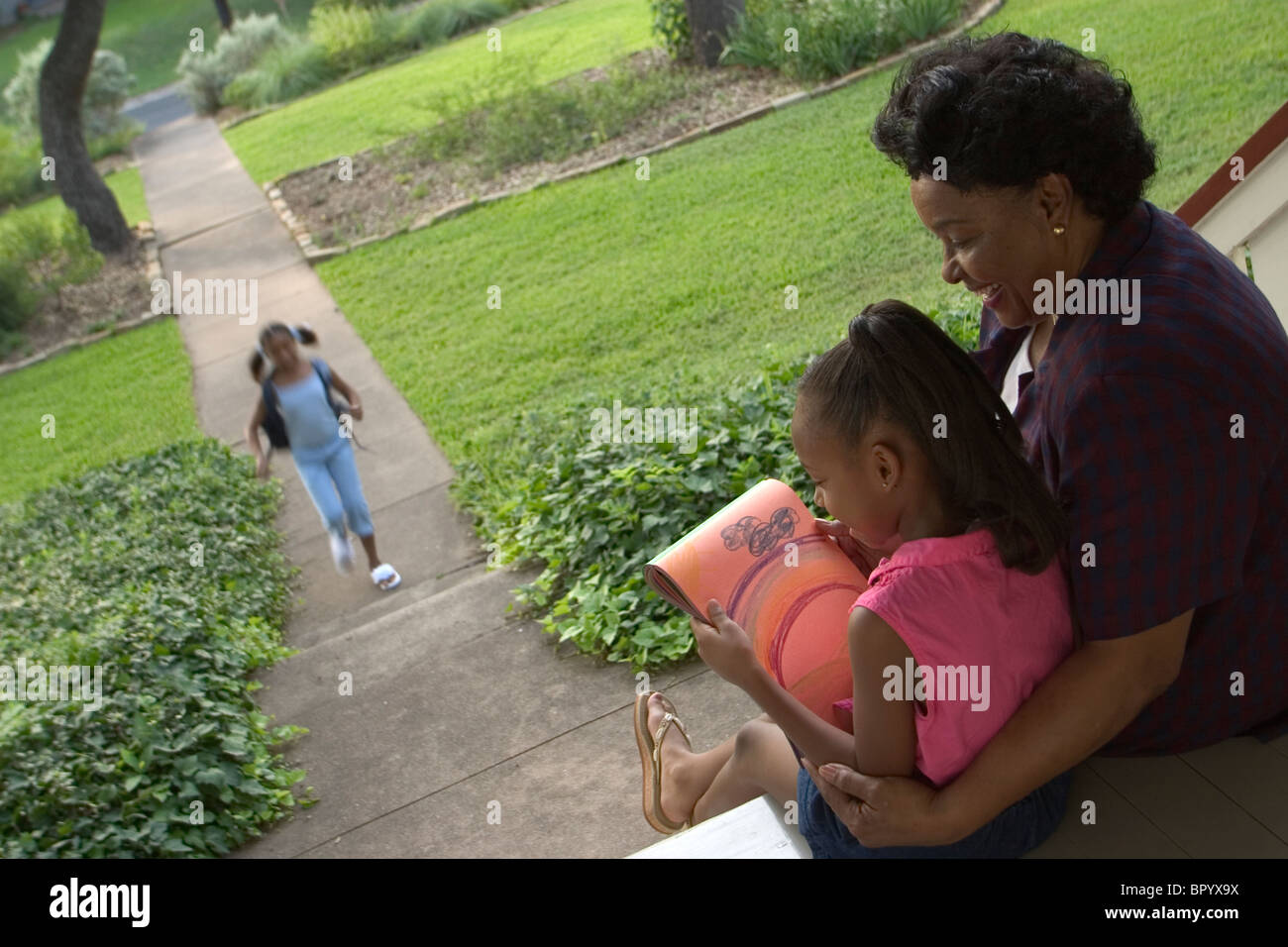 Return home from school hi-res stock photography and images - Alamy