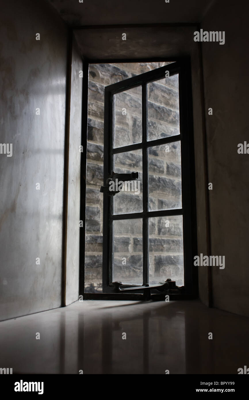 lighting coming open window vintage retro Stock Photo - Alamy
