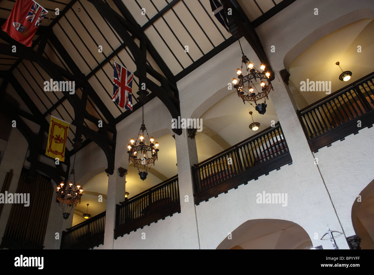 lighting hanging high ceiling Stock Photo - Alamy