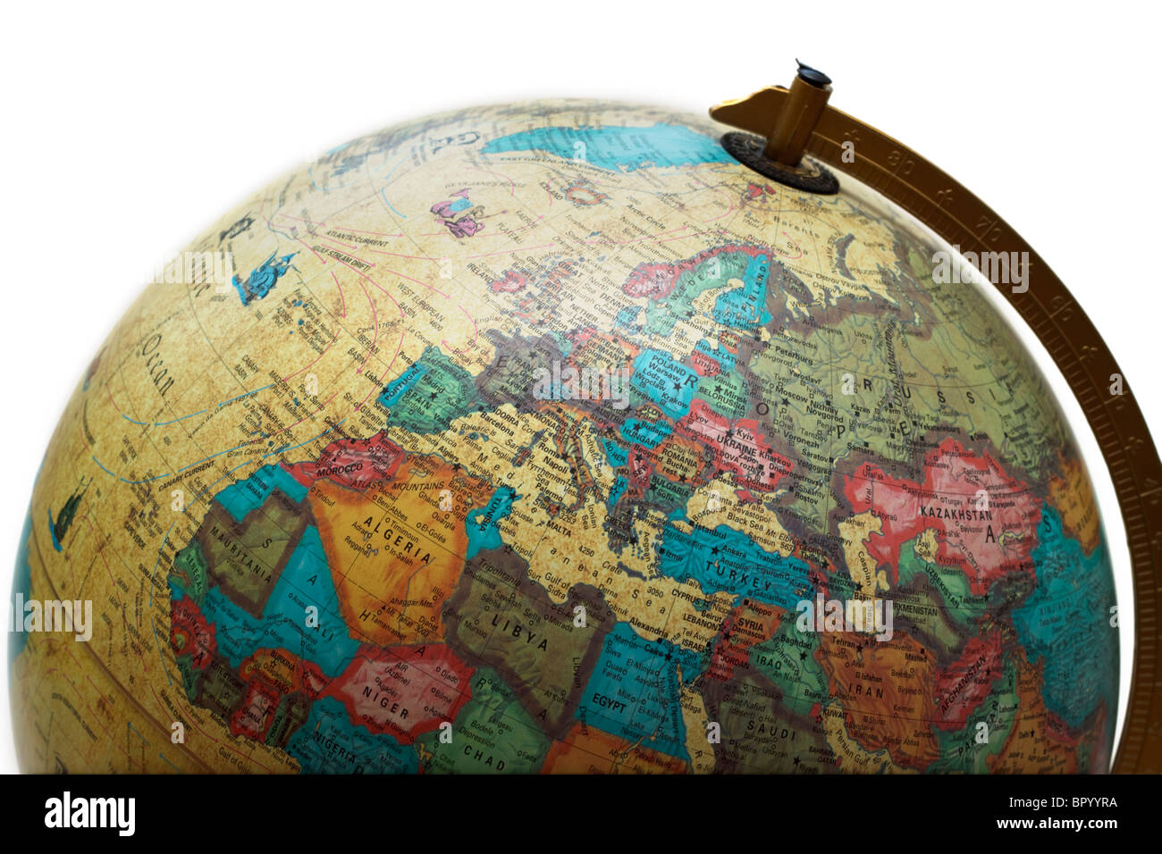 Globe europe hi-res stock photography and images - Alamy