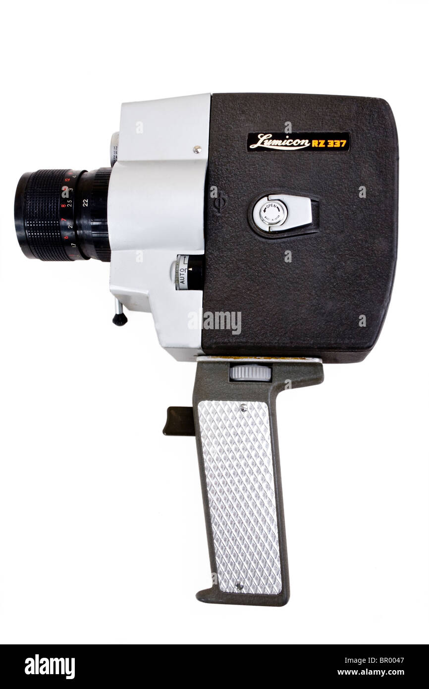 1960s movie camera Cut Out Stock Images & Pictures - Alamy