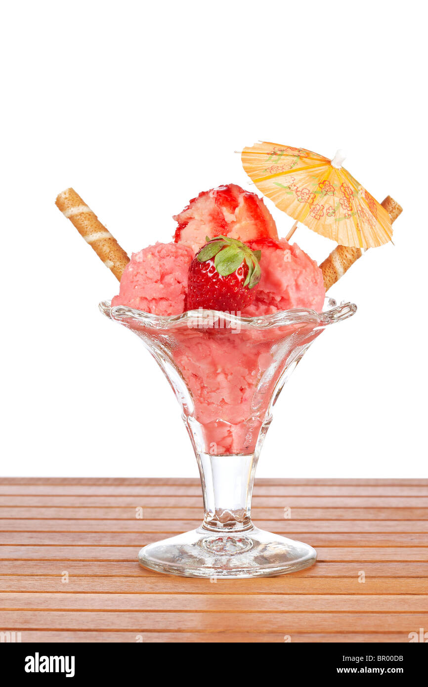 Delicious Strawberry Ice Cream