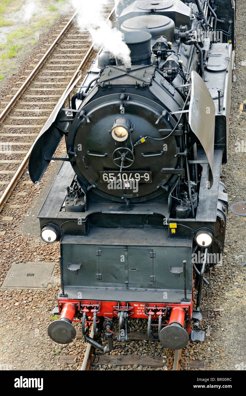 Steam locomotive at the German Steam Locomotive Museum, Neuenmarkt ...