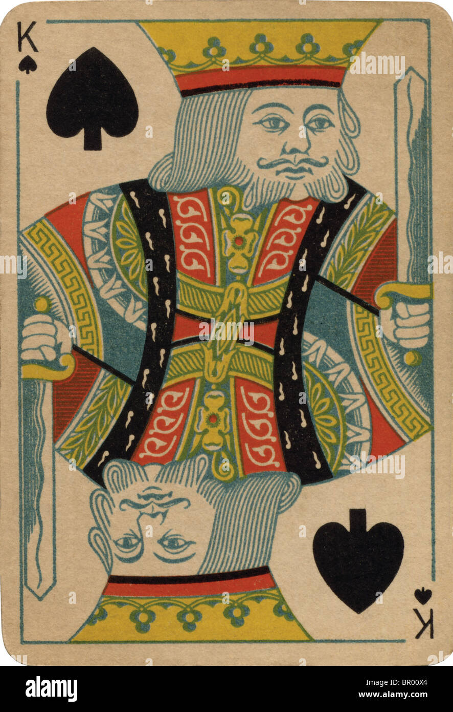 Vintage king playing card hi-res stock photography and images - Alamy