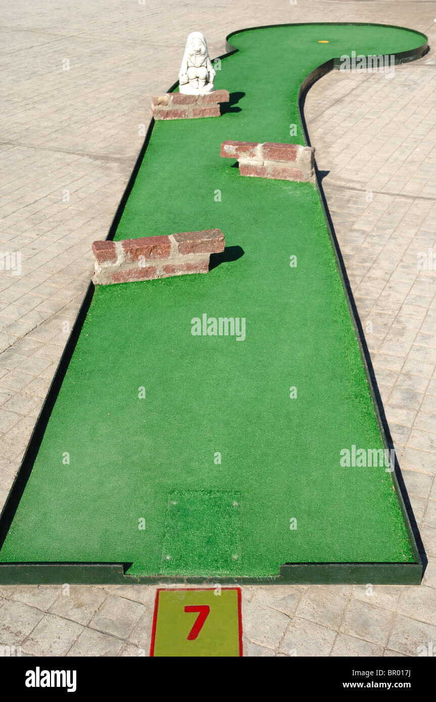 Mini golf course Stock Photo - Alamy