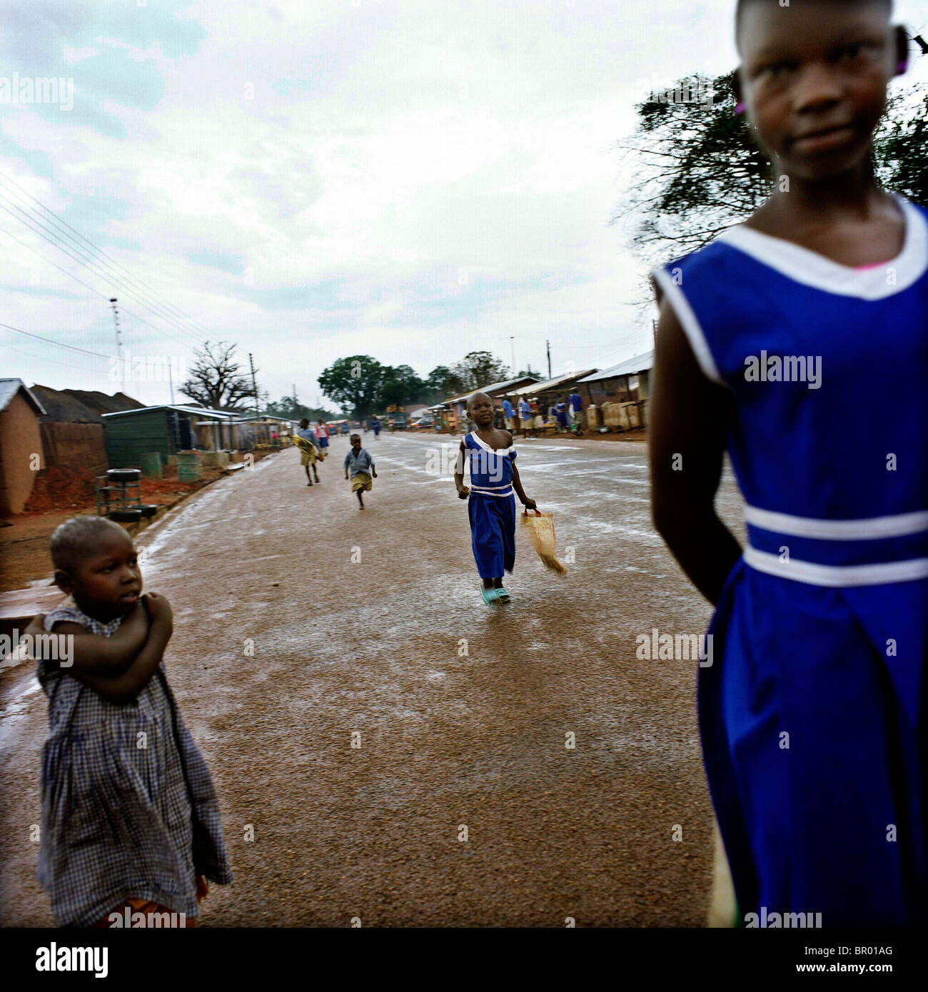School girls africa french hi-res stock photography and images - Alamy