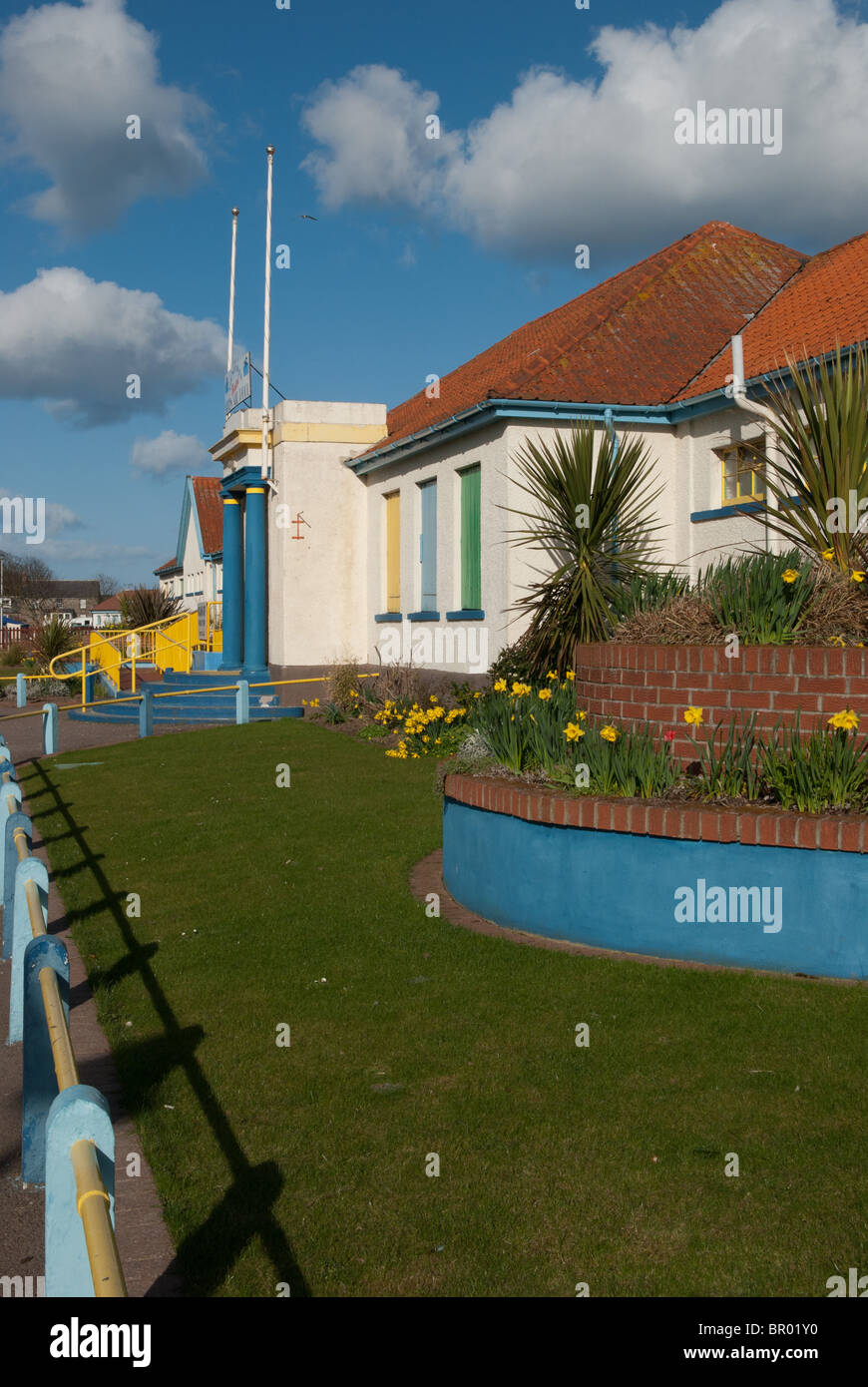 Stonehaven outdoor swimming pool Aberdeenshire Stock Photo - Alamy