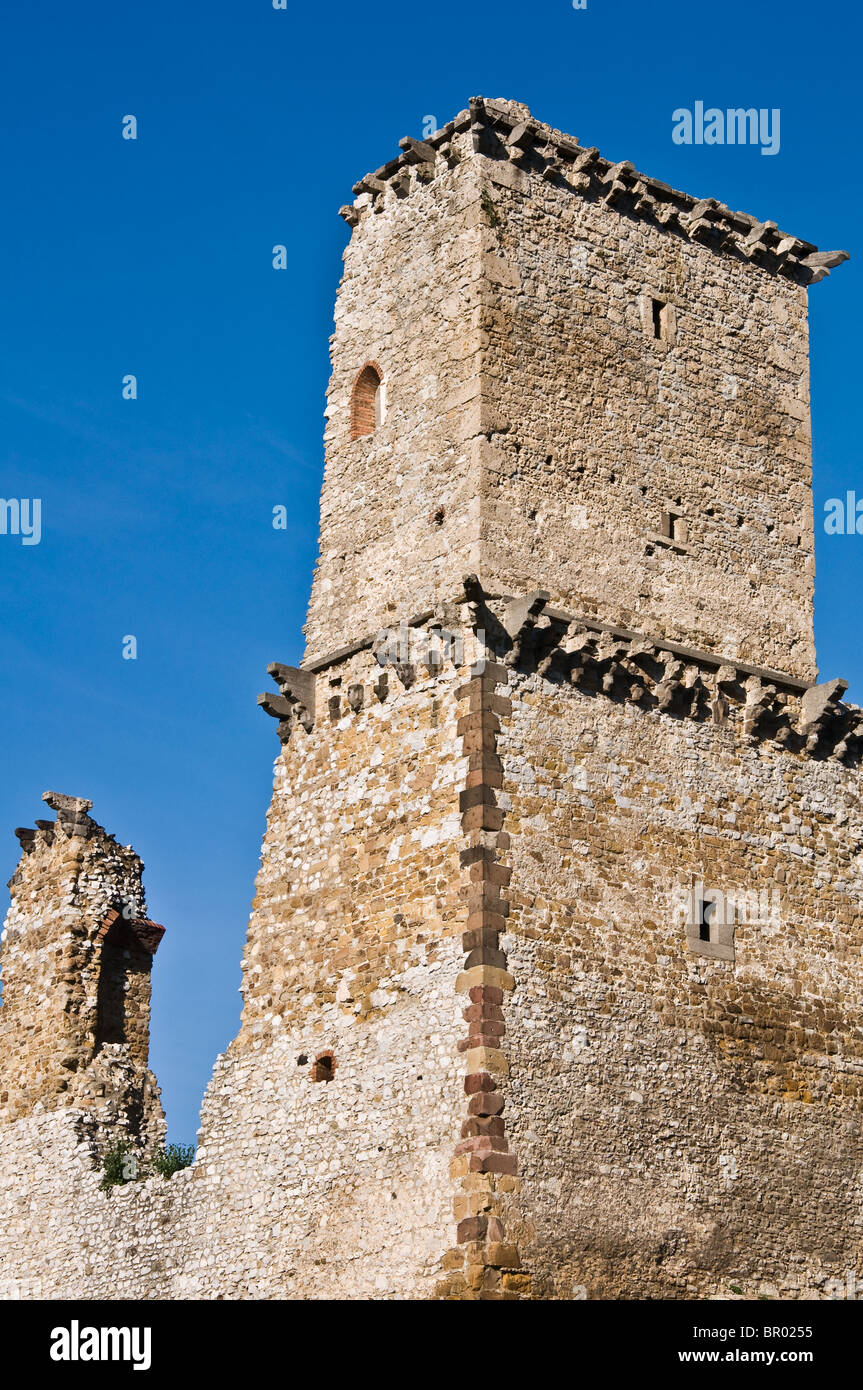 Half tower of Diosgyor fort, Hungary Stock Photo - Alamy