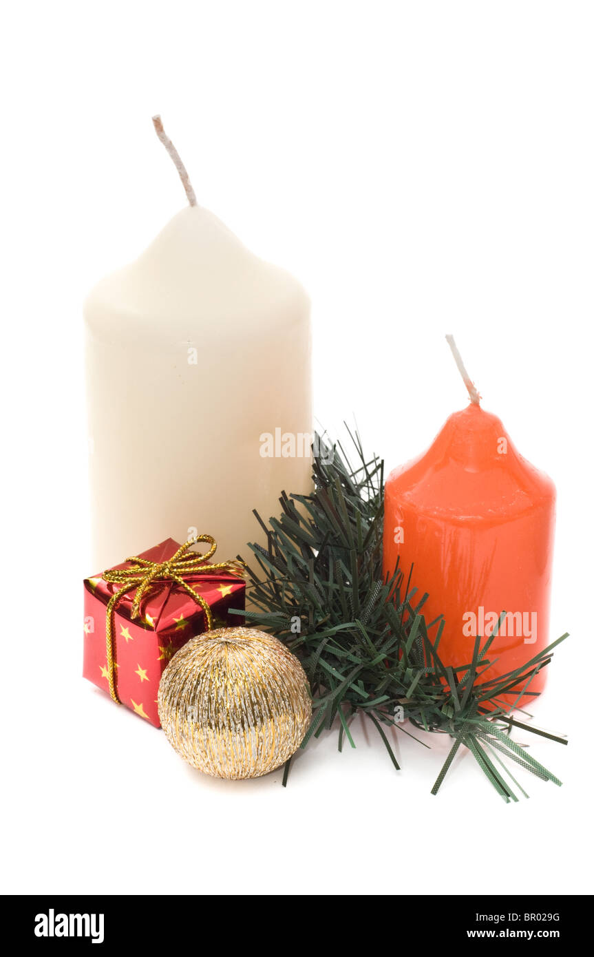 Plastic christmas candles hi-res stock photography and images - Alamy