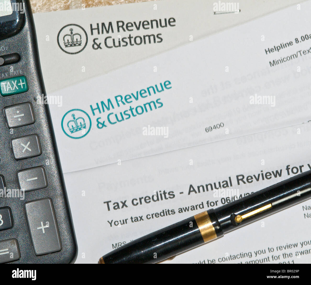 Hmrc letter hi-res stock photography and images - Alamy