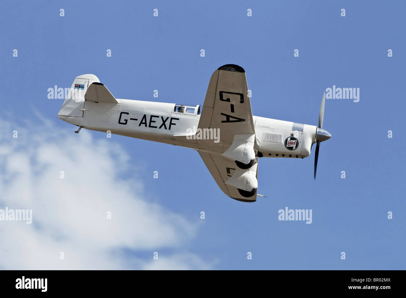 A classic vintage Percival Mew Gull racing aircraft Stock Photo - Alamy