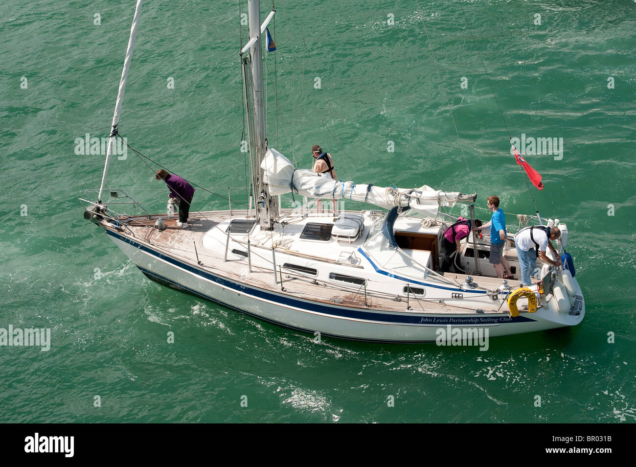 Ann Speed V A Hallberg Rassy 34 Yacht Owned By John Lewis Partnership For Staff To Use Stock