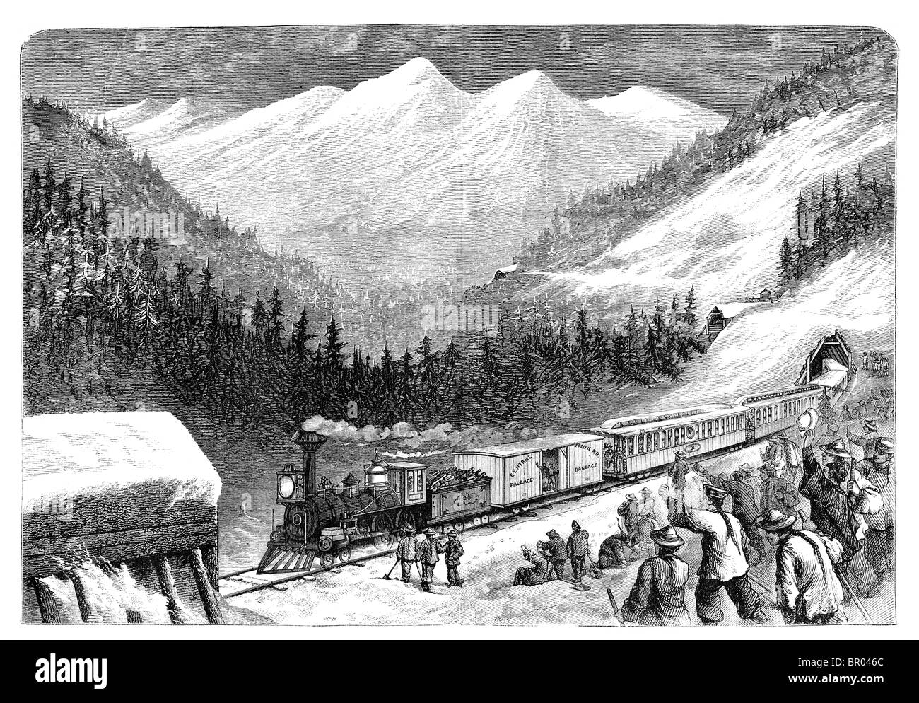 Central Pacific Railroad Stock Photo - Alamy