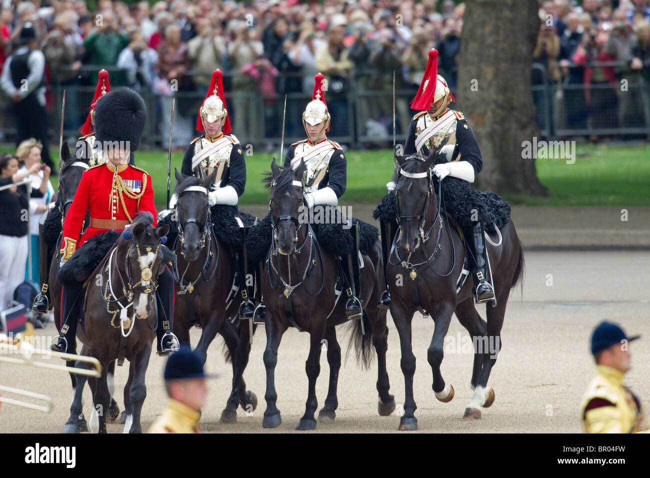 Leading the Royal Procession. "Trooping the Colour" 2010 Stock Photo ...