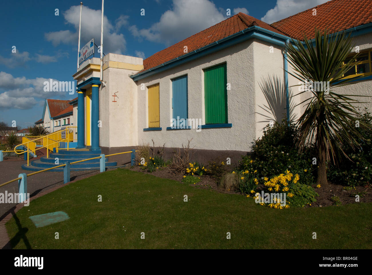 Stonehaven outdoor swimming pool Aberdeenshire Stock Photo - Alamy