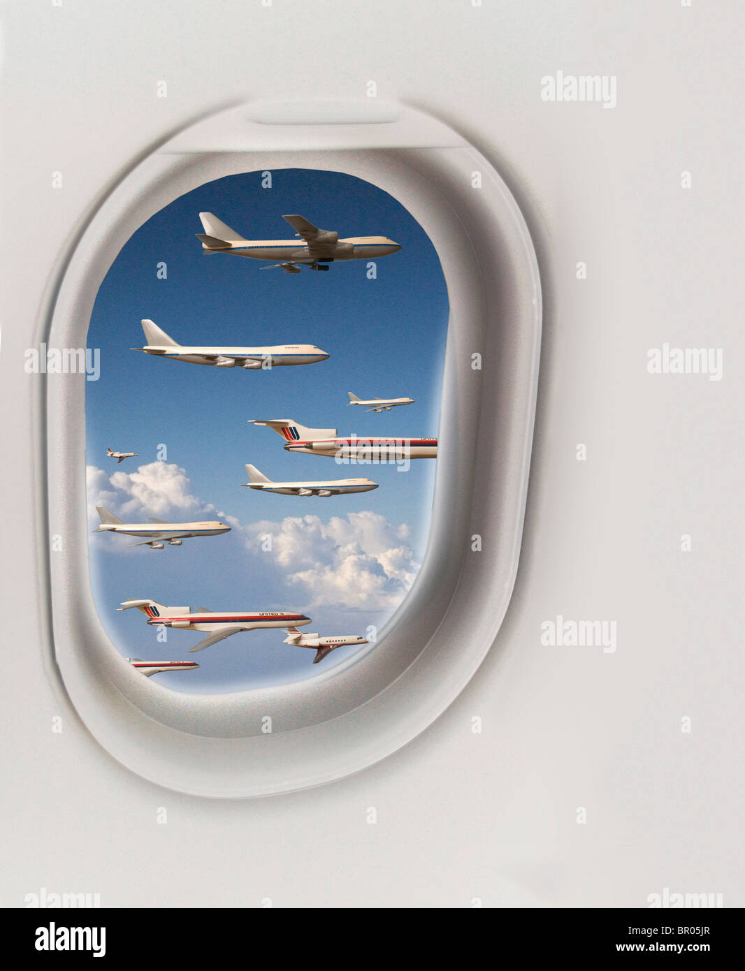 Airplane cabin and crowded hi-res stock photography and images - Alamy