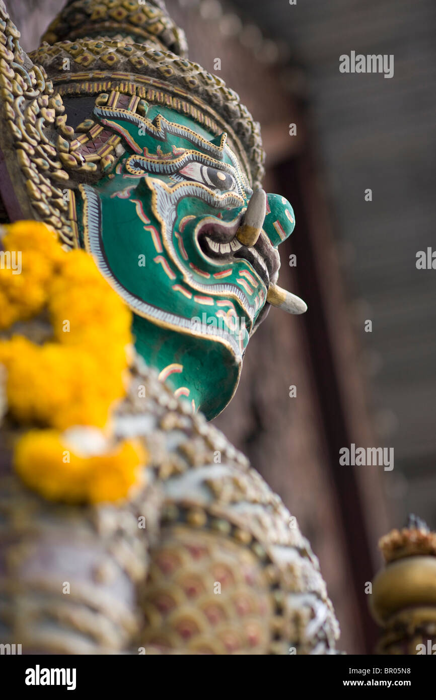 Thai Temple Demon Stock Photo - Alamy