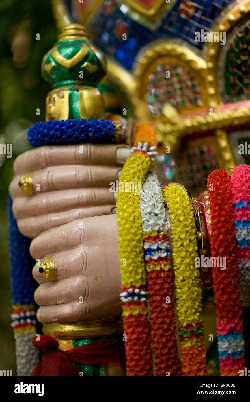 Temple Demon hands Stock Photo - Alamy