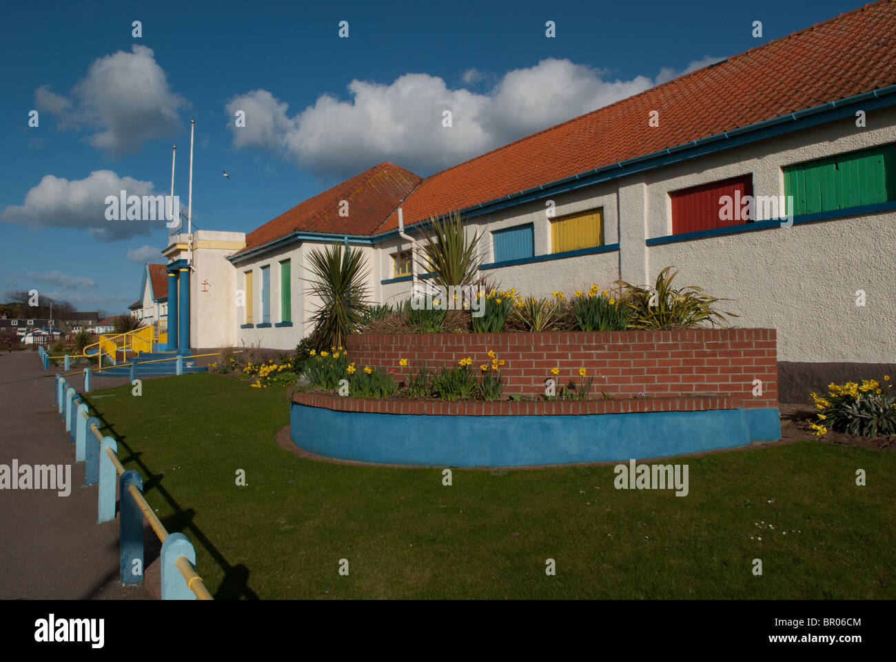 Stonehaven outdoor swimming pool Aberdeenshire Stock Photo - Alamy