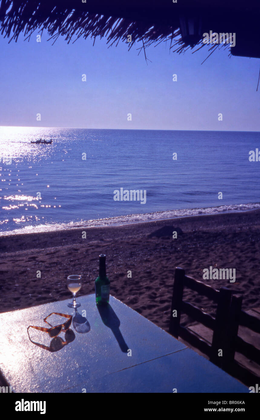 Skala eressos beach hi-res stock photography and images - Alamy