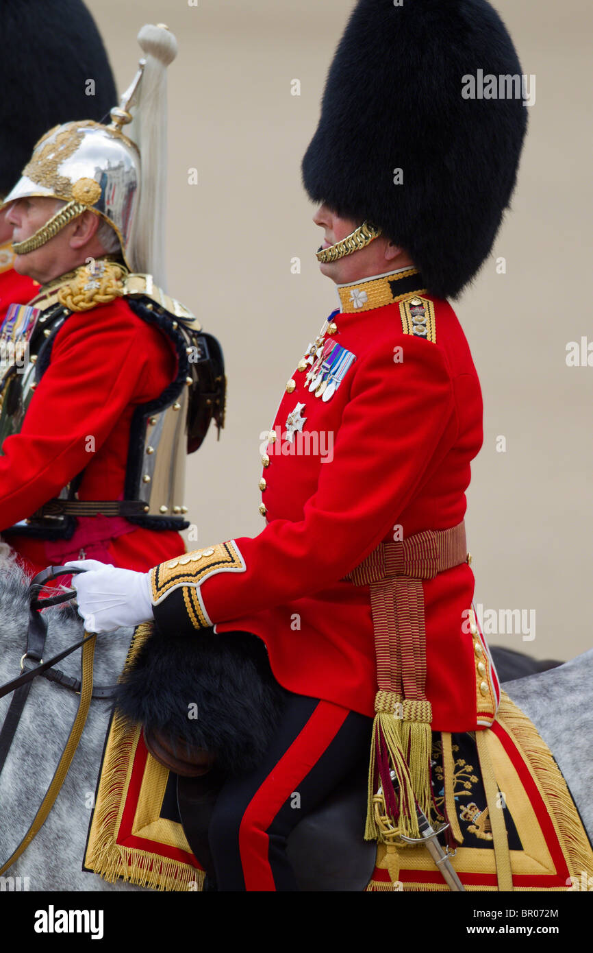 Non-Royal Colonels, inspecting the line. "Trooping the Colour" 2010 ...