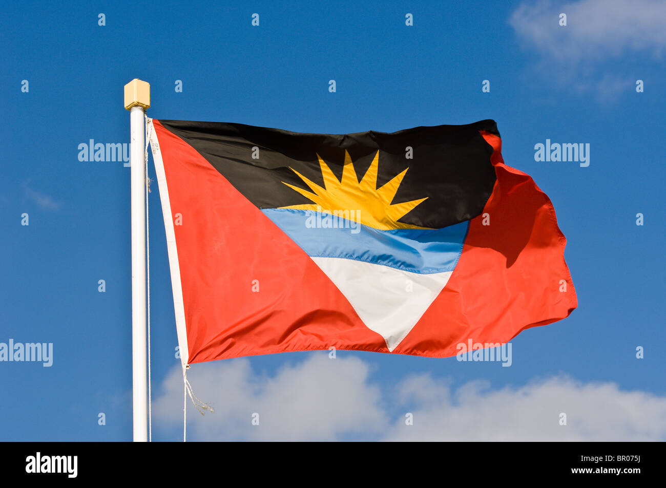 Antigua flag hi-res stock photography and images - Alamy