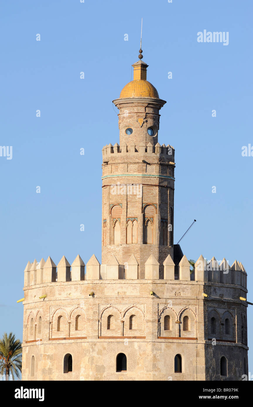 The Torre del Oro (Spanish: "Gold Tower") Seville Sevilla Andalucia ...