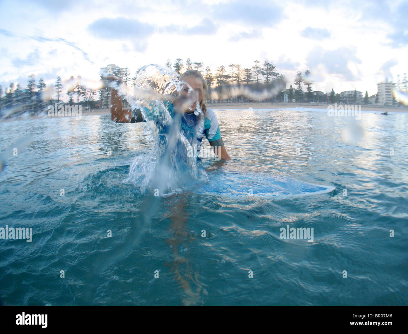 Early morning surf Stock Photo - Alamy