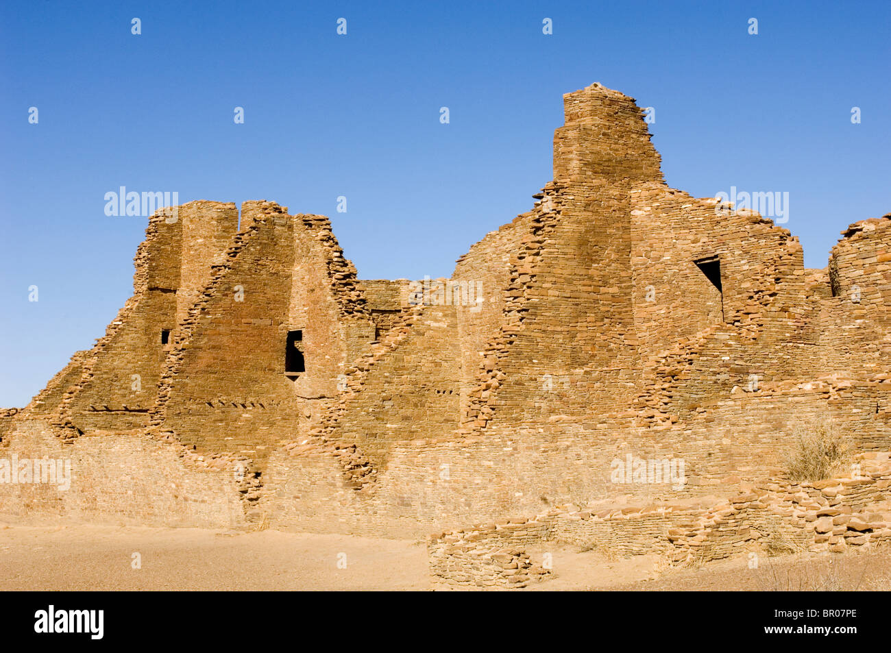 Pueblo Bonito at Chaco Culture National Historical Park, New Mexico ...