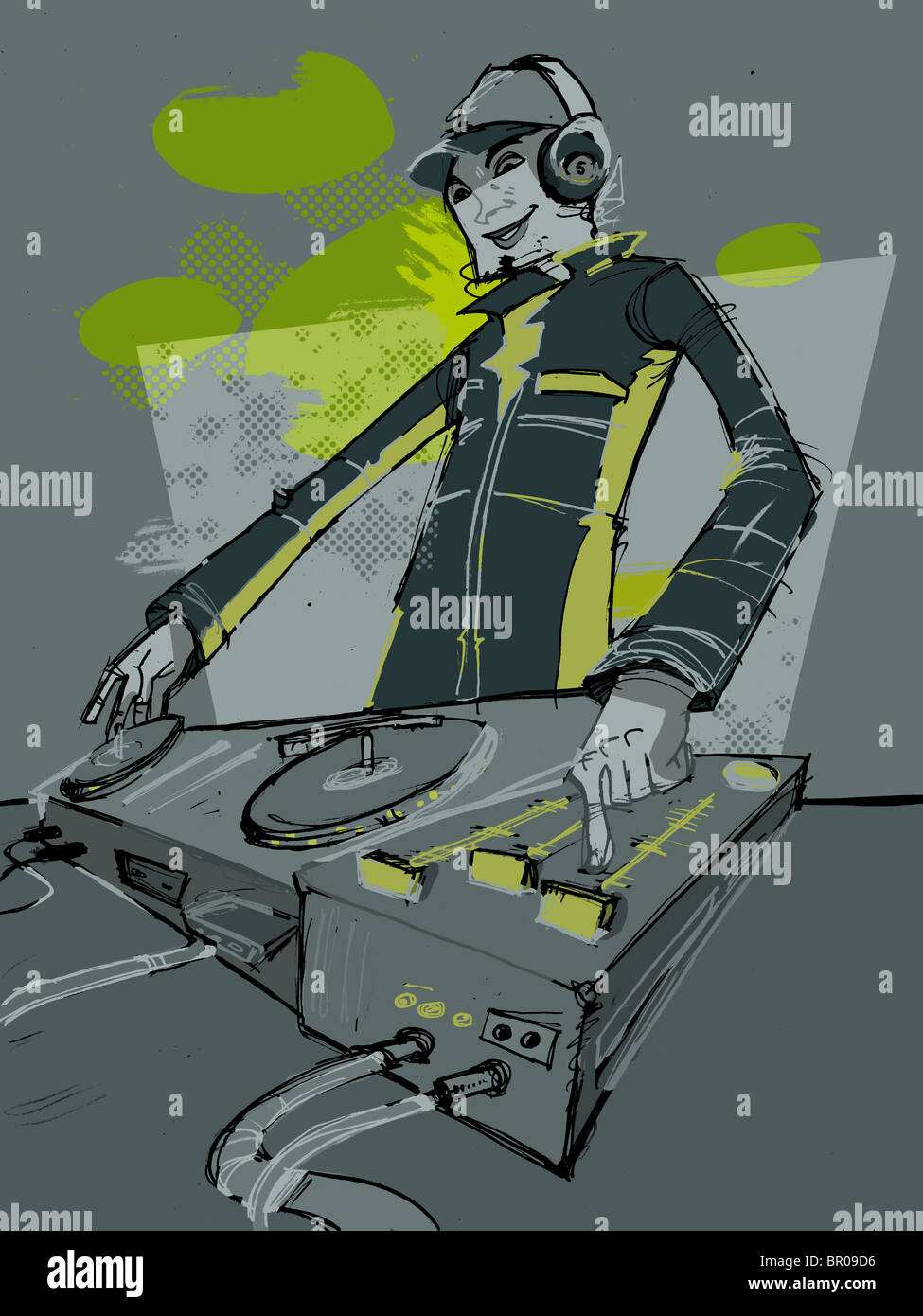 Spinning a disc hi-res stock photography and images - Alamy