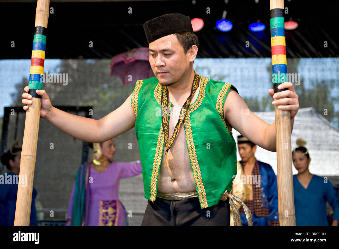 A member of the Filipino Dance Group Lahing Kayumanggi at the Tunbridge ...