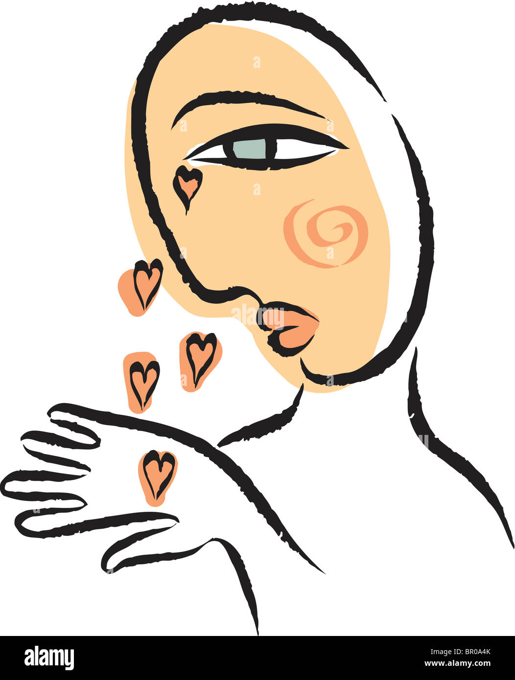 person crying hearts Stock Photo - Alamy
