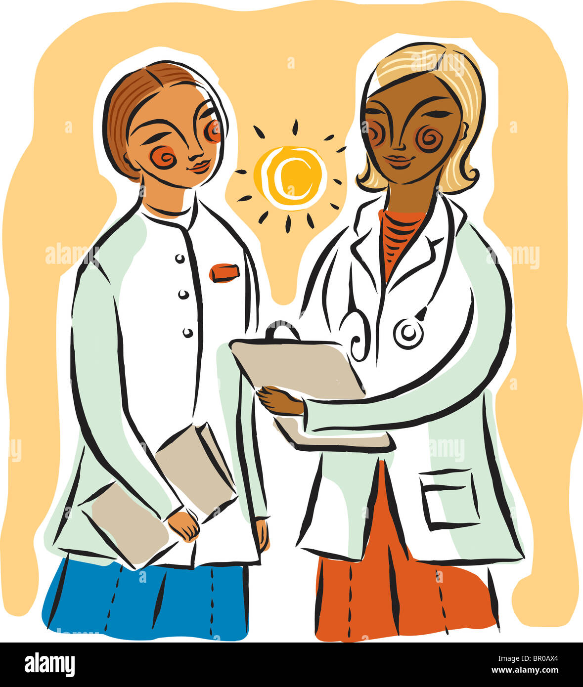 Nurses chatting hi-res stock photography and images - Alamy Nurses chatting hi-res stock photography and images - Alamy