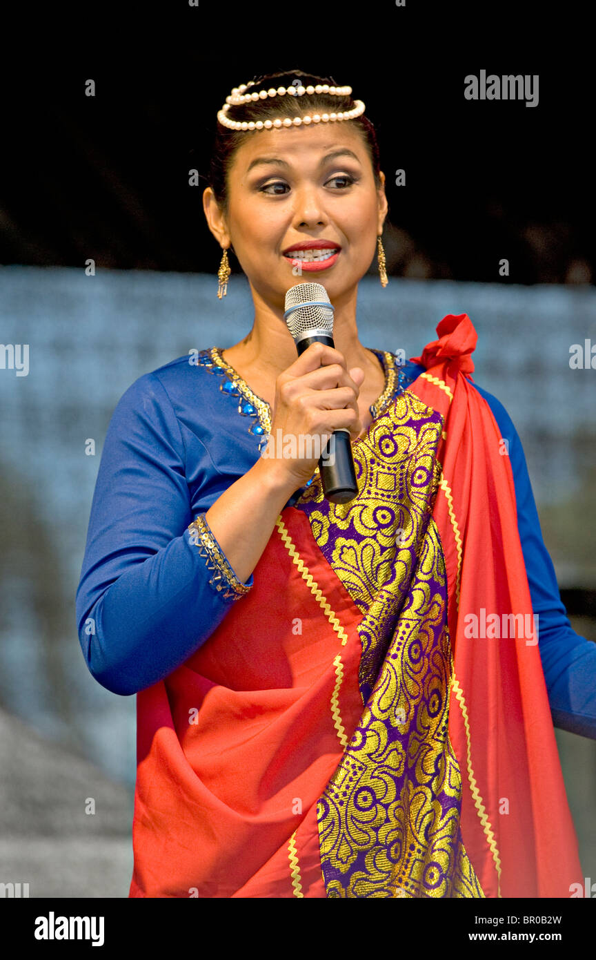 A member of the Filipino Dance Group Lahing Kayumanggi at the Tunbridge ...