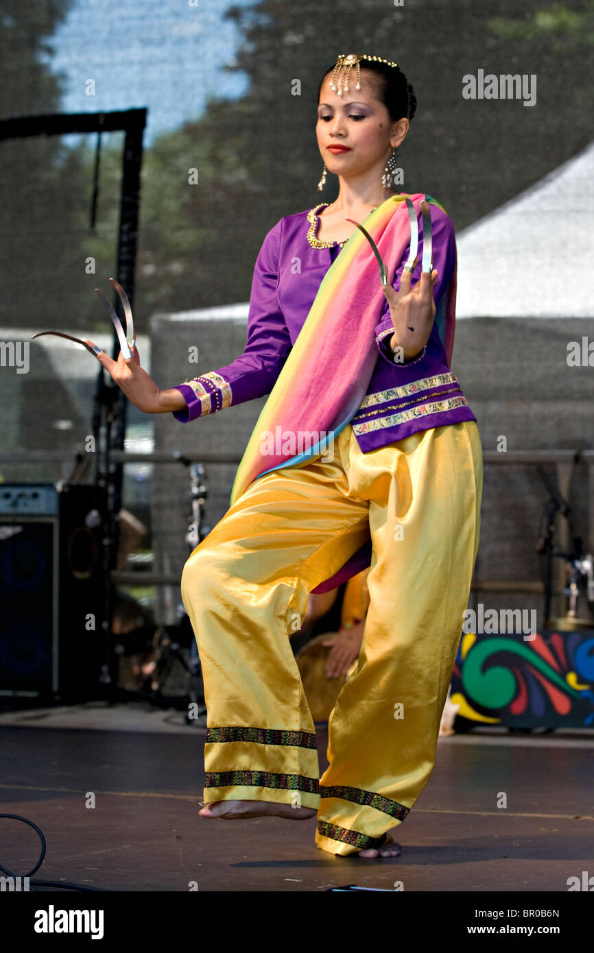 A member of the Filipino Dance Group Lahing Kayumanggi at the Tunbridge ...