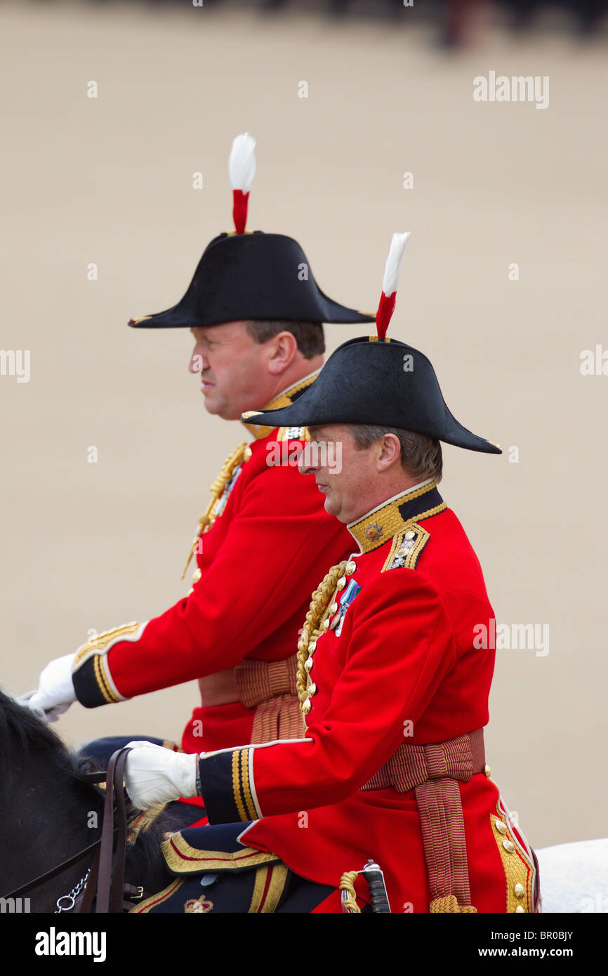 Two Equerries in Waiting in the Royal Procession. "Trooping the Colour ...