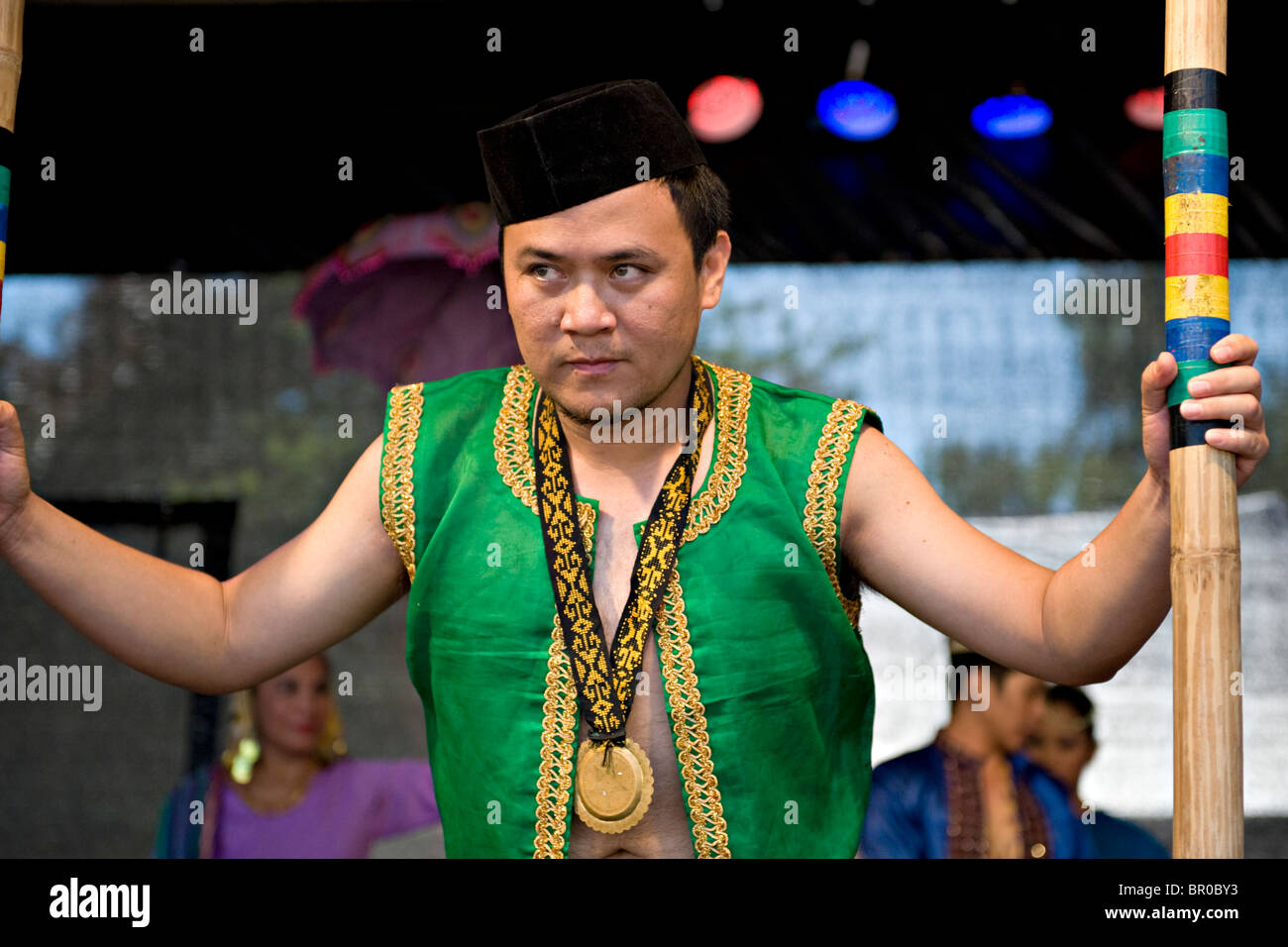 A member of the Filipino Dance Group Lahing Kayumanggi at the Tunbridge ...