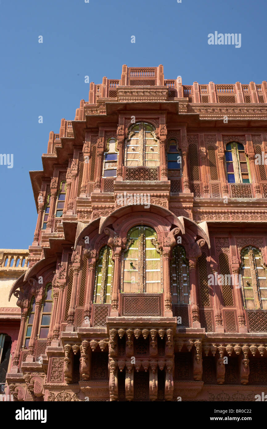 Haveli in the city of Bikaner Stock Photo - Alamy