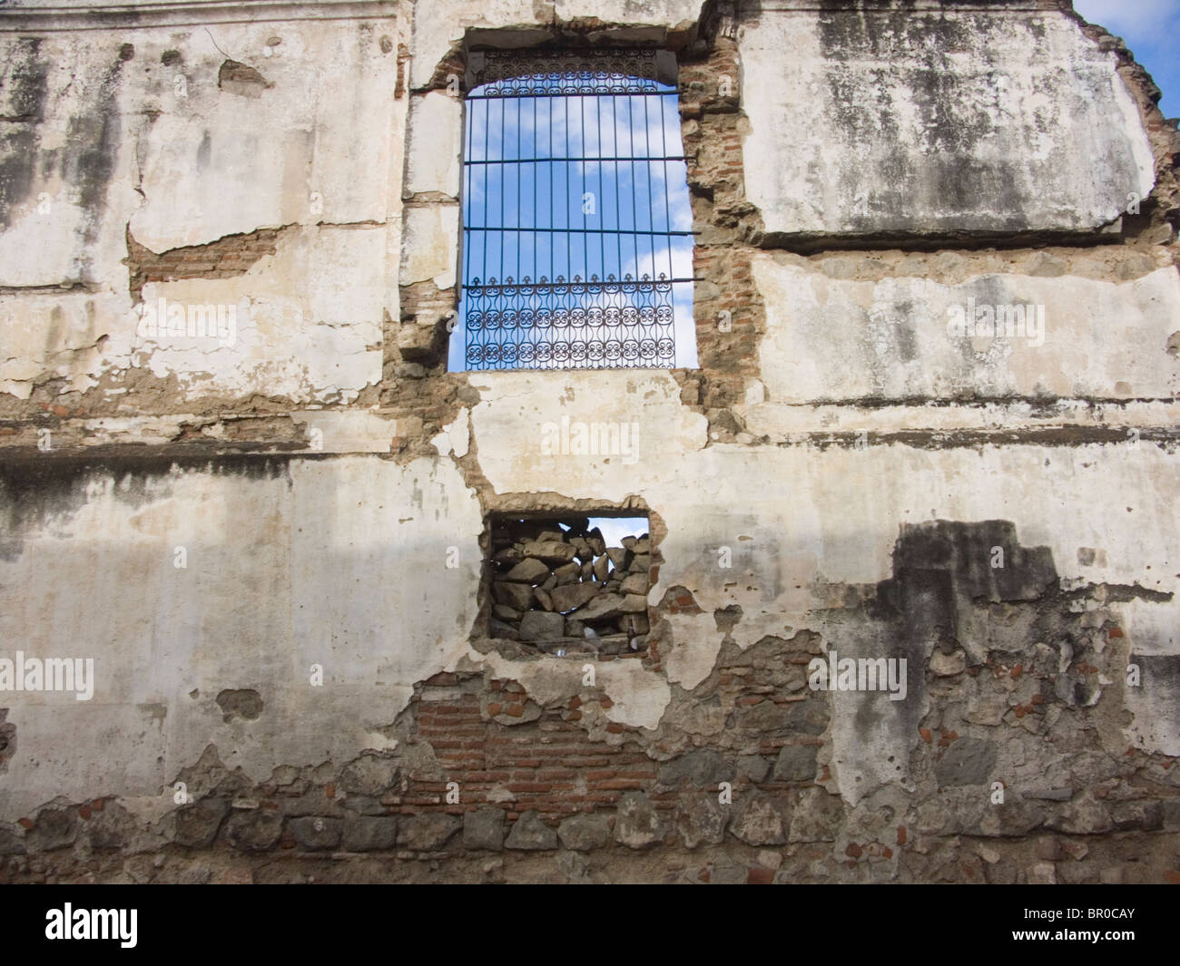 Aged building facade Stock Photo - Alamy