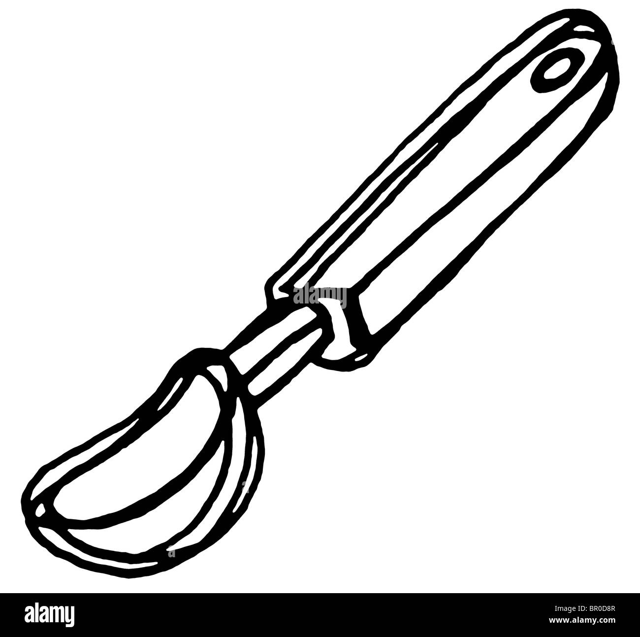 Scoop utensil Black and White Stock Photos & Images - Alamy