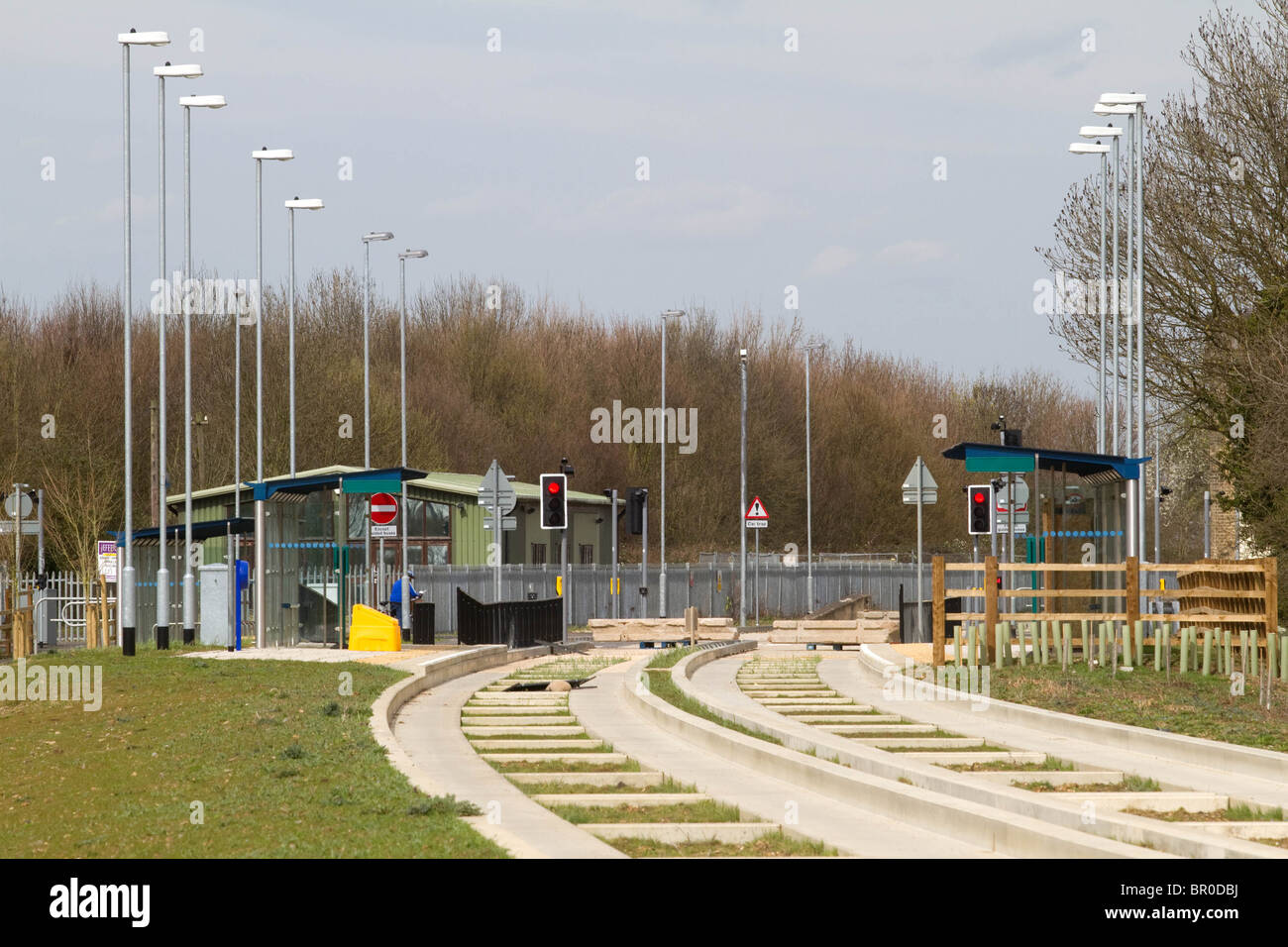 The Cambridge guided busway runs between Cambridge and St Ives Stock ...