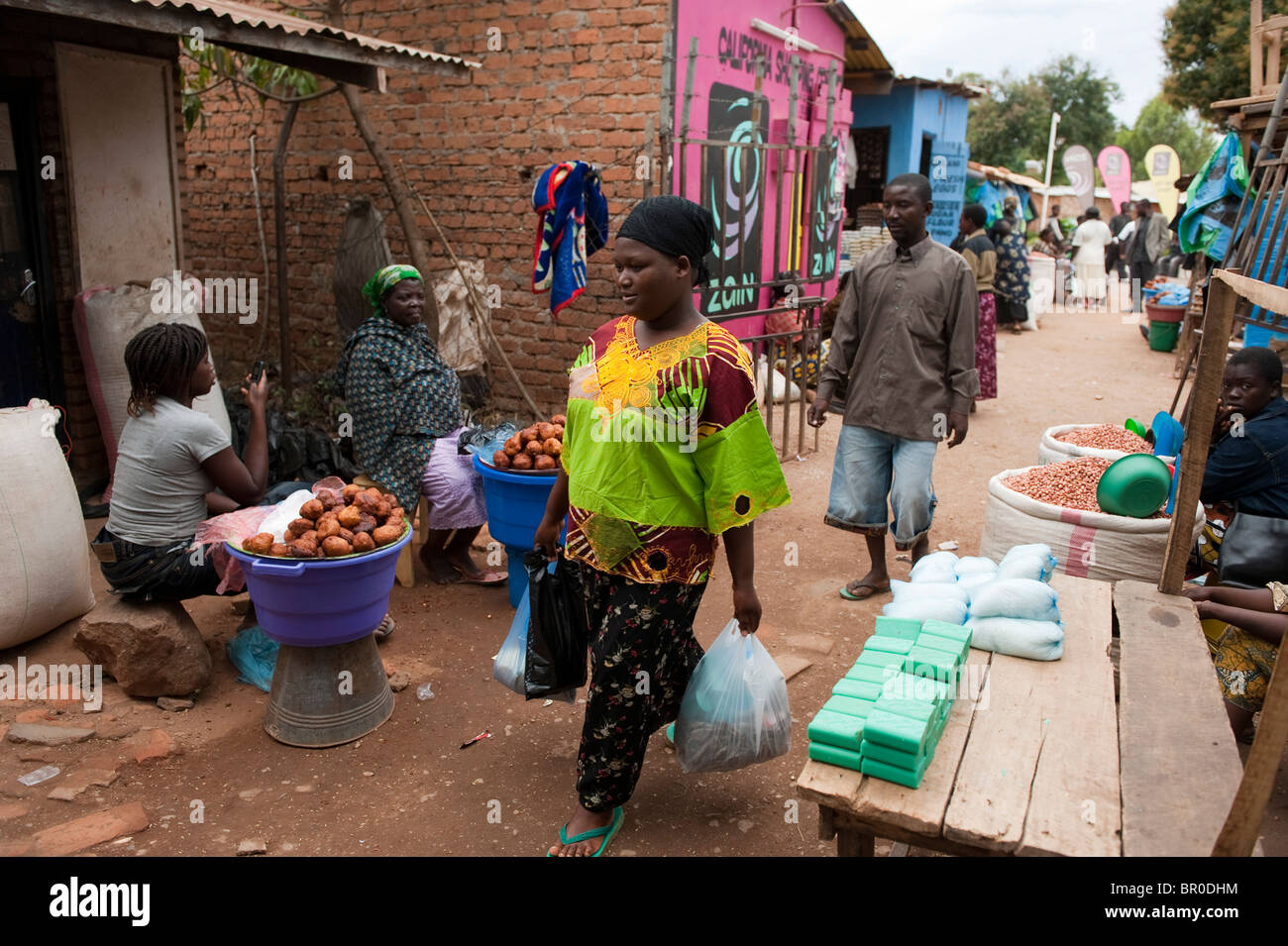 market, Nkhata Bay, Malawi Stock Photo - Alamy