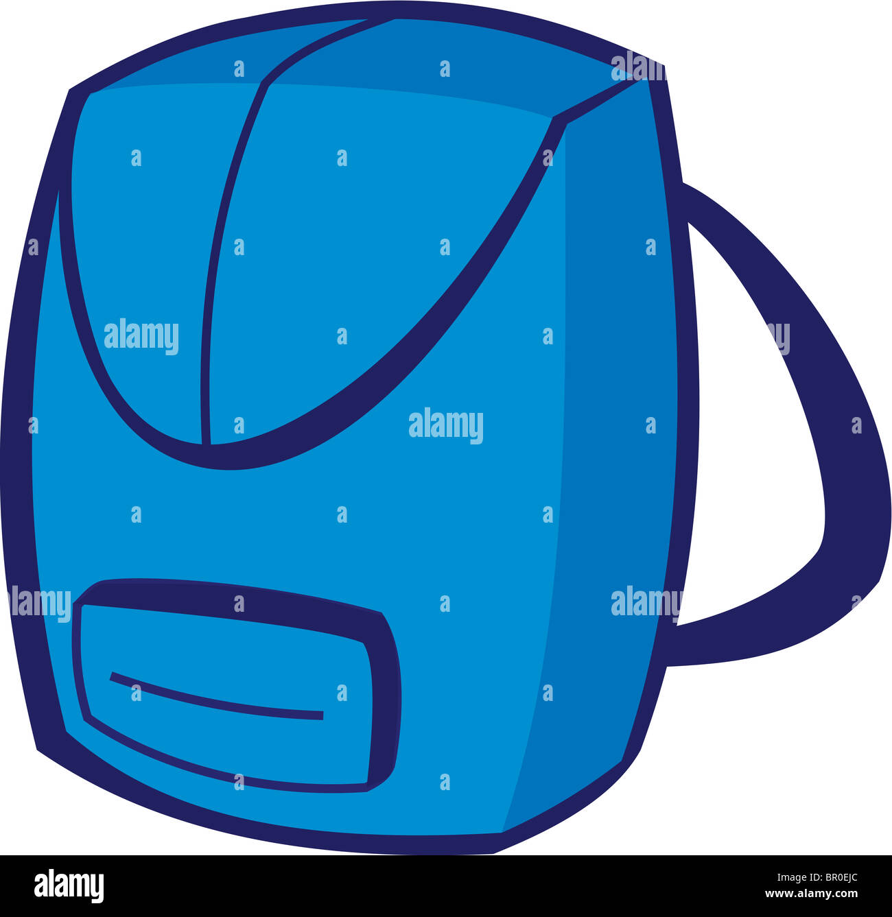 A blue back pack Stock Photo - Alamy