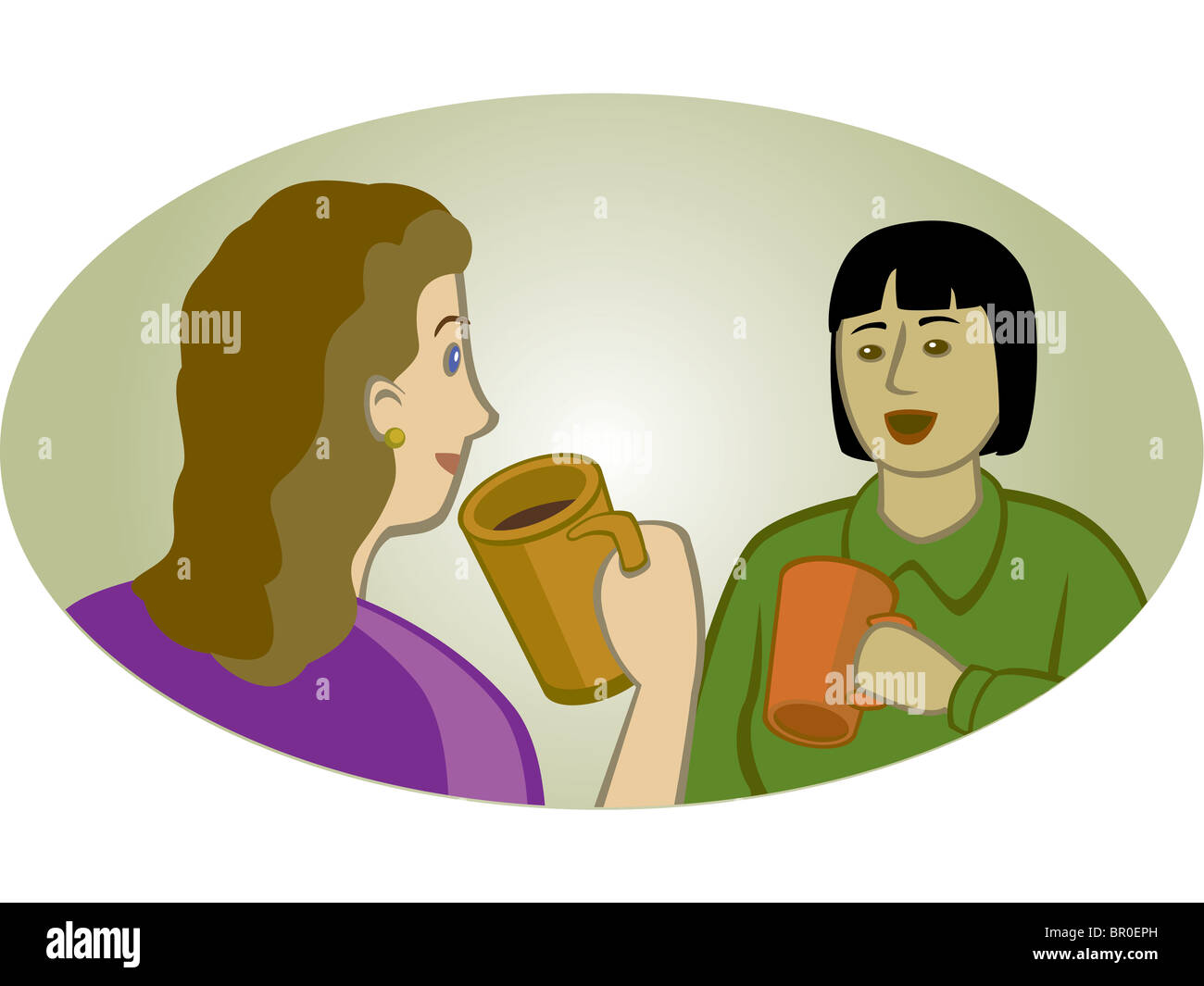Women Drinking Tea Cut Out High Resolution Stock Photography and Images ...
