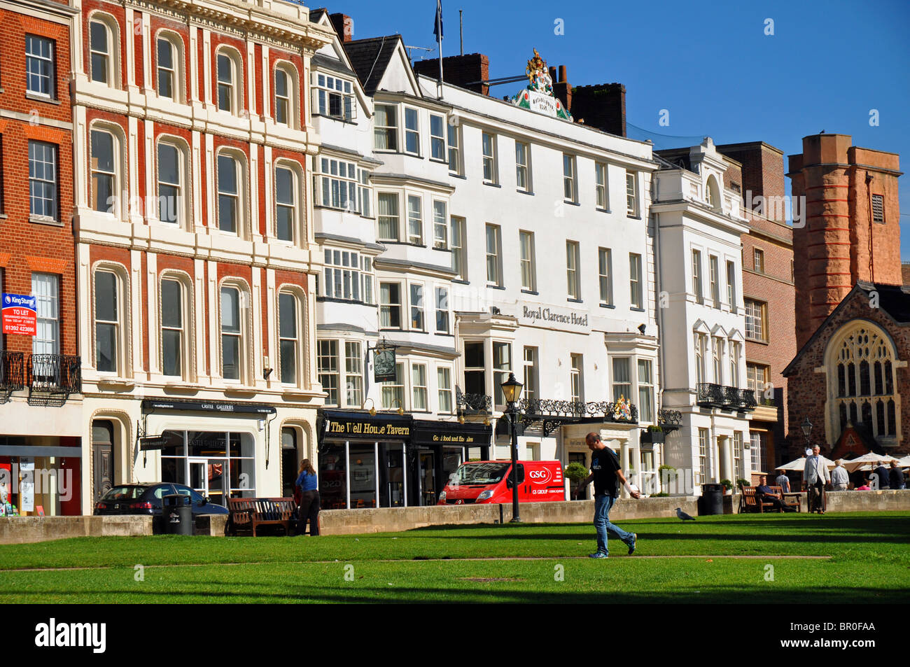 The Royal Clarence Hotel Exeter Stock Photo - Alamy