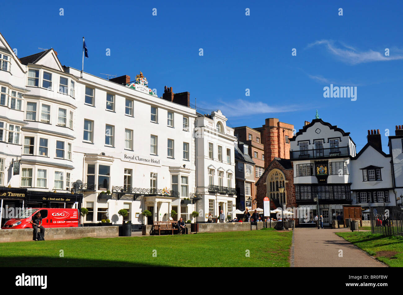 The Royal Clarence Hotel Exeter Stock Photo - Alamy