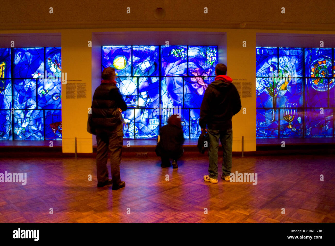 The Chagall windows in the Art Institute in Chicago Stock Photo - Alamy